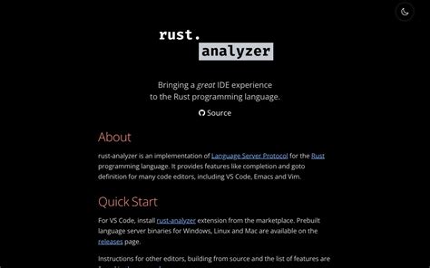Rust Analyzer A Formatter For Rust Rating And Alternatives