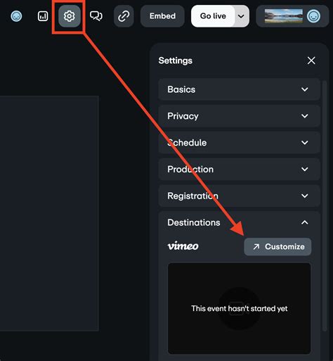 How To Customize My Live Event S Player Vimeo Help Center