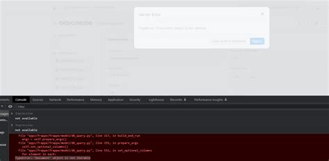Error Document Object Is Not Iterable While Submitting For Approval