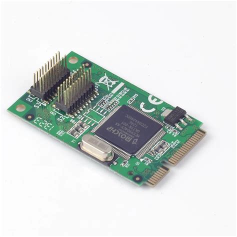 Ports Serial RS Mini PCI E Card Mini PCI Express I O Card MosChip MCS In Add On Cards