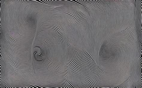 Premium Ai Image Wavy Lines Optical Illusion Vector Seamless Black And White Pattern