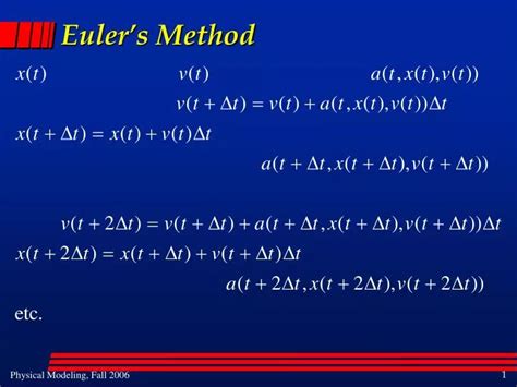 PPT Eulers Method PowerPoint Presentation Free Download ID 1459093