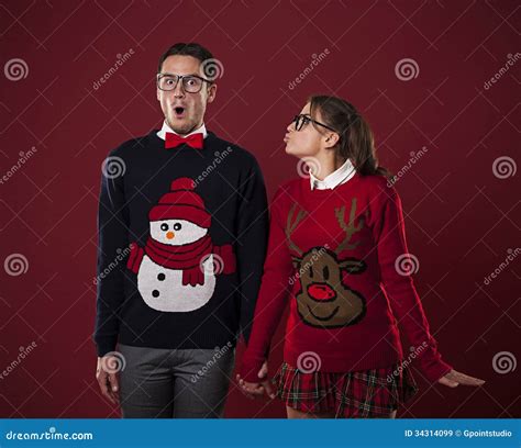 Nerd Couple Royalty Free Stock Images Image 34314099