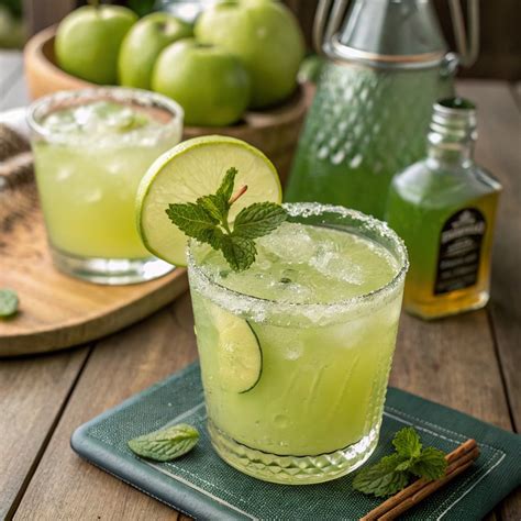 Tequila Sour Green Apple Cocktail Teresas Recipes