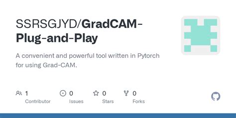 github ssrsgjyd gradcam plug and play a convenient and powerful tool