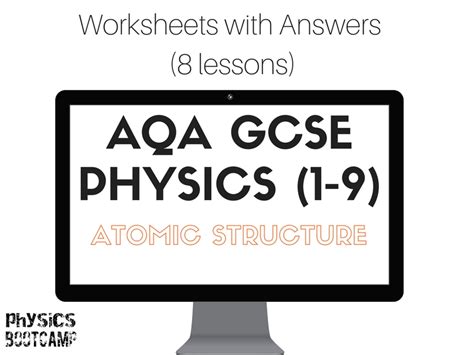AQA GCSE Physics ATOMIC STRUCTURE Worksheets Teaching Resources