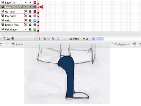 Smoothly Animate A Caricature Using Motion Tweens
