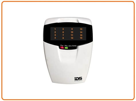 Ids X Series 16 Zone Led Curve Keypad กล้องวงจรปิด และ สัญญาณกันขโมย