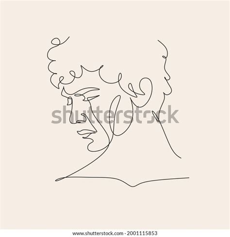 Men Line Art Vector Continuous One Stock Vector Royalty Free Shutterstock