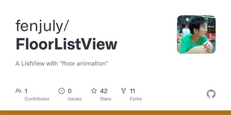GitHub Fenjuly FloorListView A ListView With Floor Animation