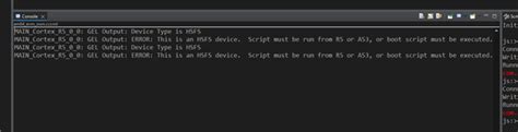 am6442 am64 soc initialization using ccs scripting does not work on