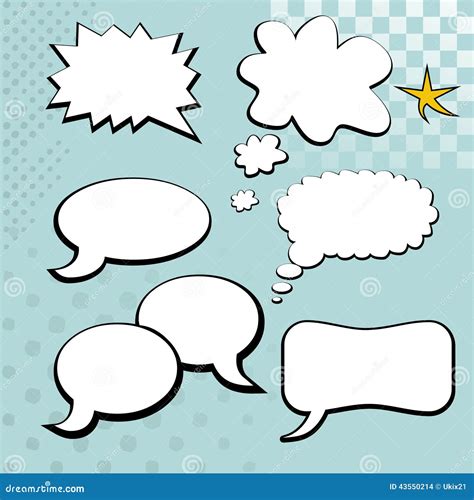 Speech Bubble Element Stock Vector Illustration Of Cloud 43550214