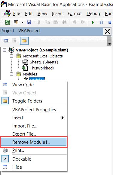 anfängertipps so entfernen sie makros aus einer excel arbeitsmappe 3