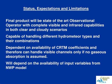 Ppt Goal To Build An Efficient Observational Operator With The Following Features Powerpoint