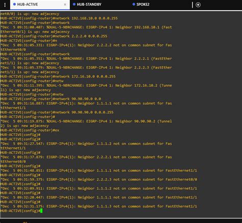 not on common subnet error while using eigrp routing protocol cisco