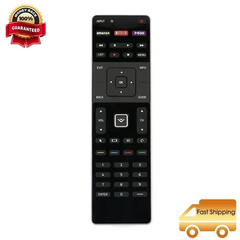 Xrt510 Remote Control For Vizio Tv M651d A2r M601d A3r M701d A3r