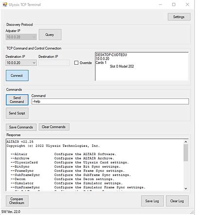 TCP Command And Control Ulyssix Technologies