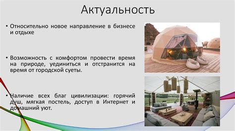 Глэмпинг Ценностные предложения презентация онлайн