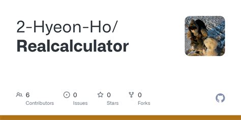 GitHub 2 Hyeon Ho Realcalculator