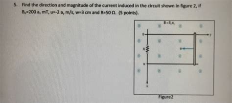 Solved Find The Direction And Magnitude Of The Current