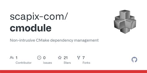 Github Scapix Comcmodule Non Intrusive Cmake Dependency Management