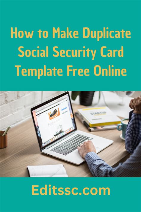 How To Make Duplicate Social Security Card Template Free Online Ways EDIT SSC