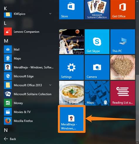 How To Pin Websites To Start Menu In Windows