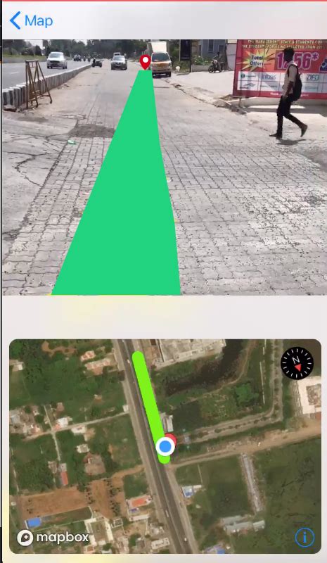 How To Draw A Line In Arkit Based On Cllocation In Ios Swift Stack