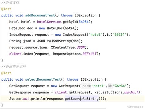 Elastic Search Dsl索引库操作740版本dsljavaapidsl 索引库操作 Csdn博客
