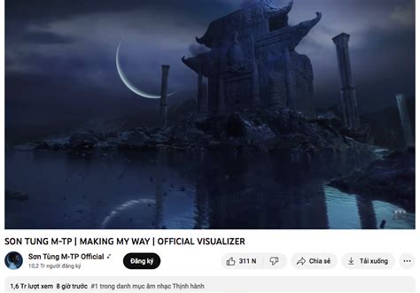 Sơn Tùng M-TP vừa phát hành audio Making My Way, đạt top 1 trending chỉ sau 7 tiếng!
