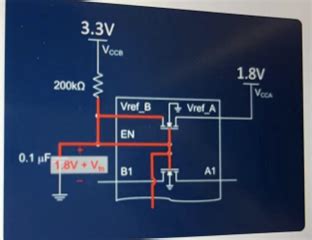 LSF Q The High Level Output Voltage Of A Side Is Clamped By VrefA Logic Forum Logic
