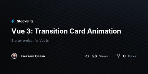 vue 3 transition card animation stackblitz