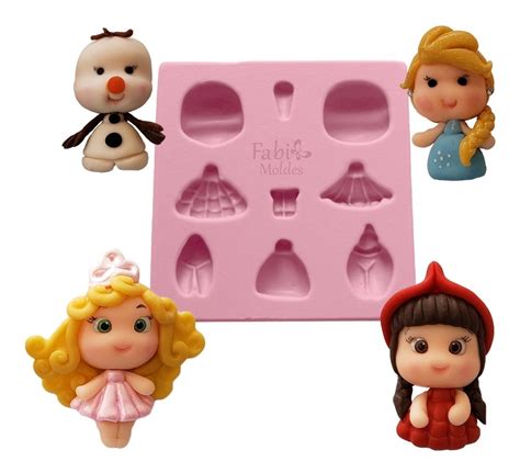 Princesas Apliques Mimos Laços Biscuit Fm 02 Criativa Moldes