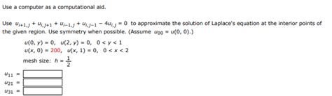 solved use a computer as a computational aid use