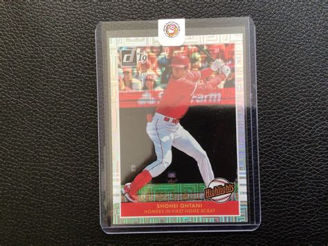 Fs Shohei Ohtani 2019 Donruss Highlights Vector Parallel 5 Shipped