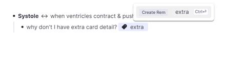 Help Extra Card Detail Tag Is Not Showing Up For Me What Am I Doing