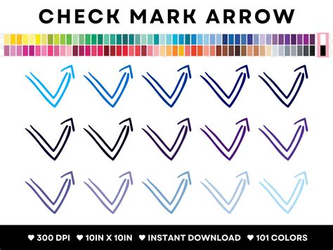 Check Mark Arrow Graphic By DesignScape Arts Creative Fabrica