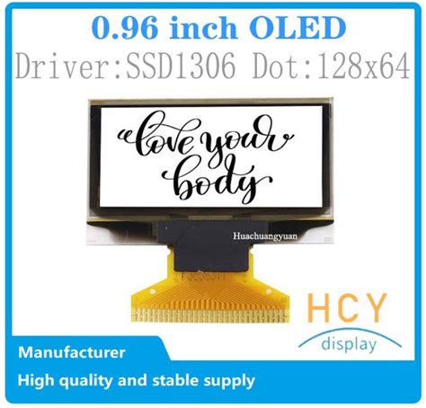 Versatile 128x64 Resolution 096 Inch Oled Display For Various Applications Oled Display And