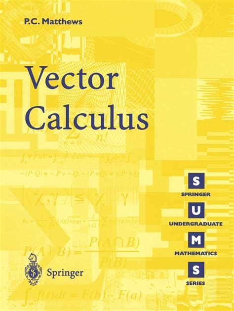 Vector Calculus Matthews Paul C 9783540761808 Books
