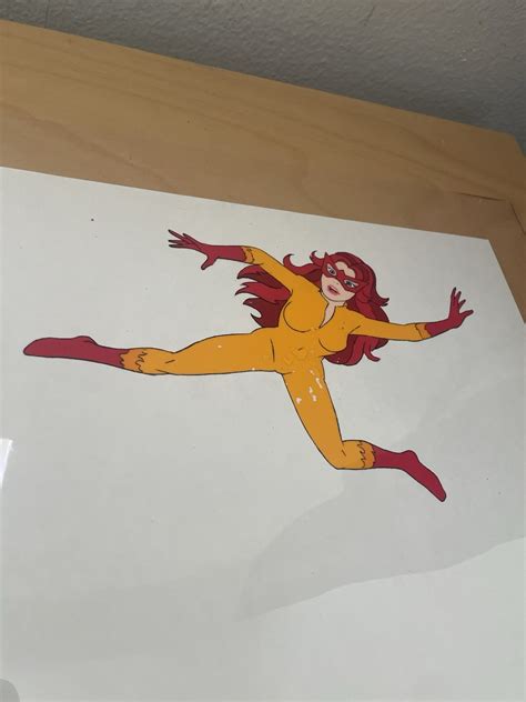 “spider Man And His Amazing Friends” Firestar Production Cel Ebay Uk