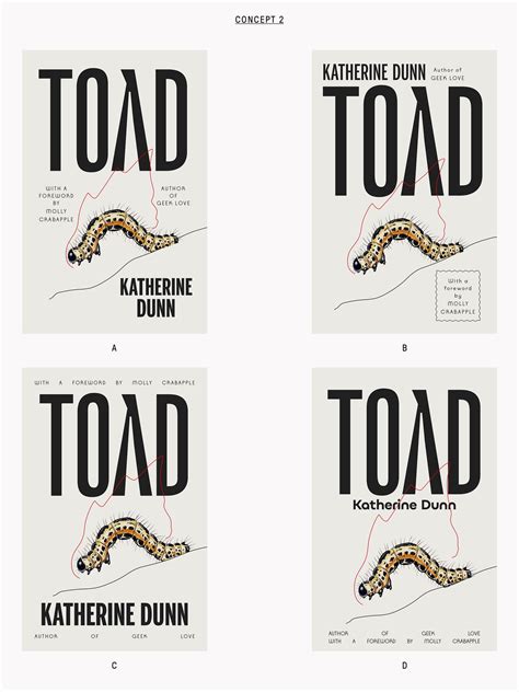 Spine June Park On Designing Katherine Dunns Toad
