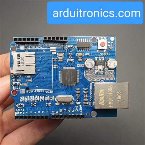 Ethernet Shield W Micro SD Card Shield Arduino Raspberry Pi NodeMCU IoT Nvidia Lora