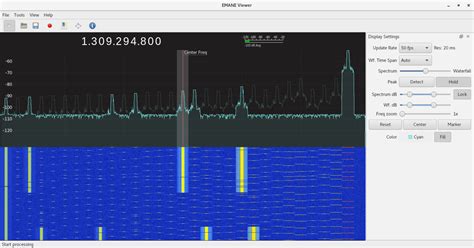 Emane Real Time Spectrum And Waterfall Viewer