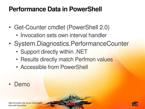 Ppt Gather Sql Server Performance Data With Powershell Powerpoint