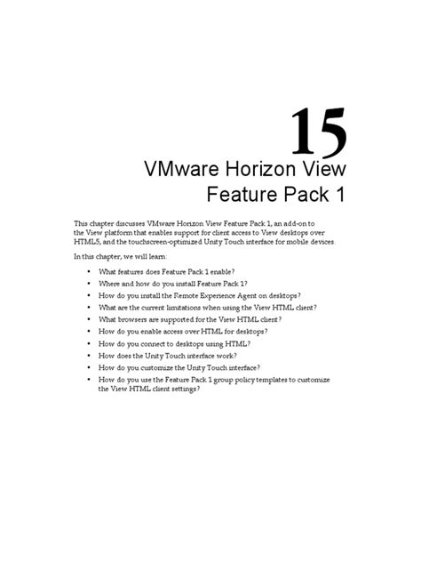 7966en Chapter15 Vmware Horizon View Feature Pack 1 Pdf Group