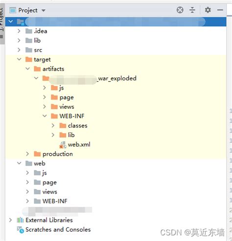 idea中web项目结构和artifacts设置 idea web项目 怎么配置 artifacts csdn博客