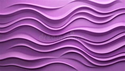 Seamless Pastel Lilac 3d Wave Pattern Elegant Minimalist Design Abstract Background For Text