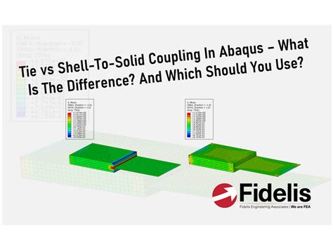 tie vs shell to solid coupling in abaqus what is the difference and