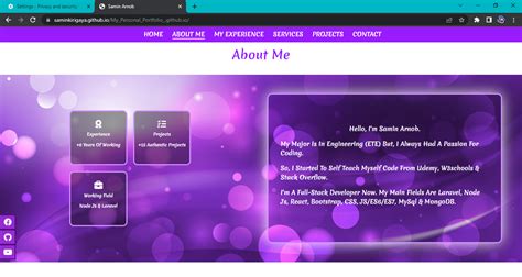 Github Saminkirigayamypersonalportfolio My Personal