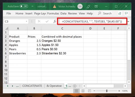 Concatenate Excel How To Concatenate Join Columns And Strings